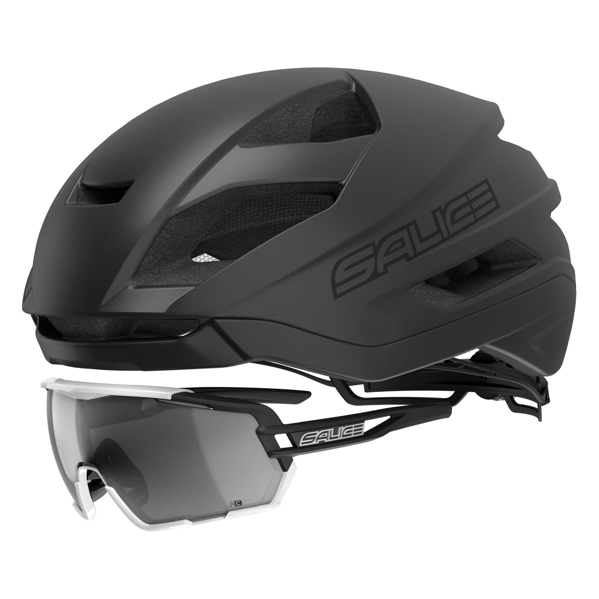 Salice LEVANTE Helmet Black-Matt Bike Helmet Italian Design Bike & Ski ...