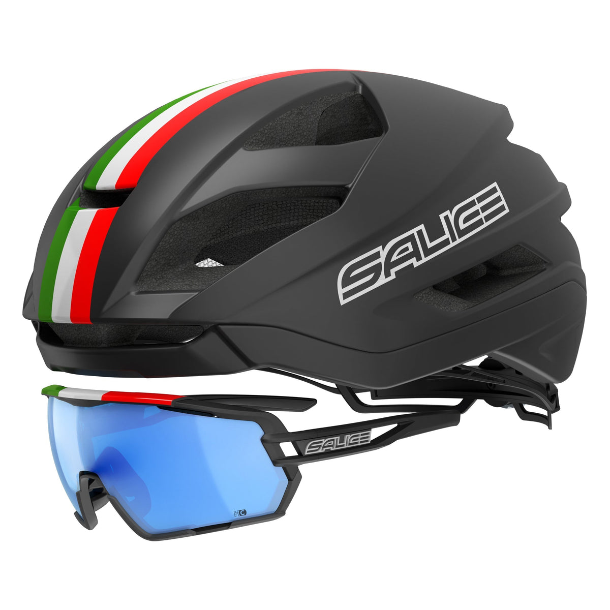 Salice LEVANTE Helmet ITA Black Matt Bike Helmet Italian Design Bike ...